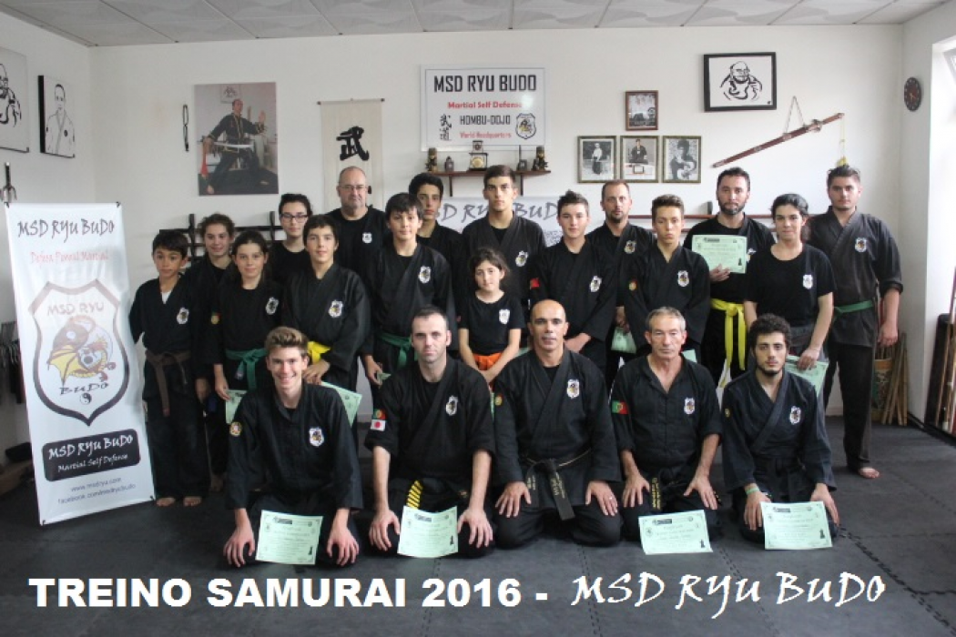 Treino samurai - MSD RYU BUDO - Desporto - Figueira na Hora
